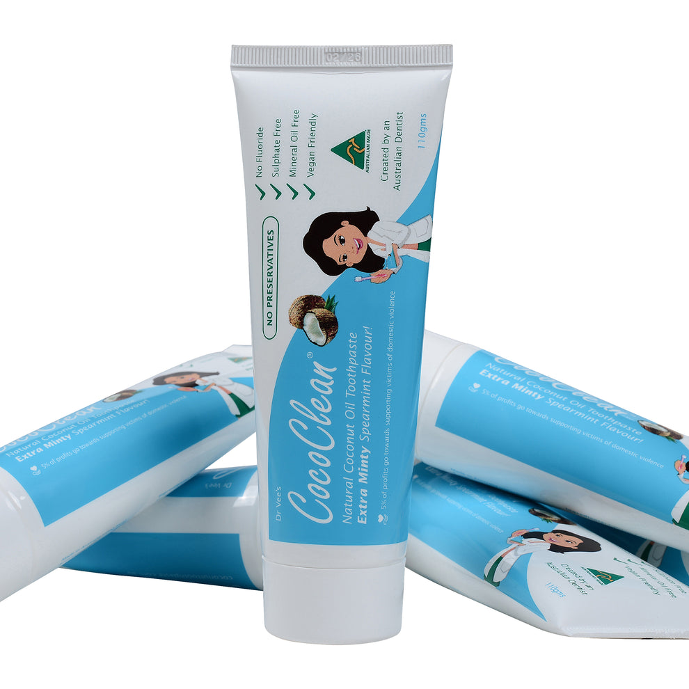 Cococlean Toothpaste, Extra minty, Preservative free